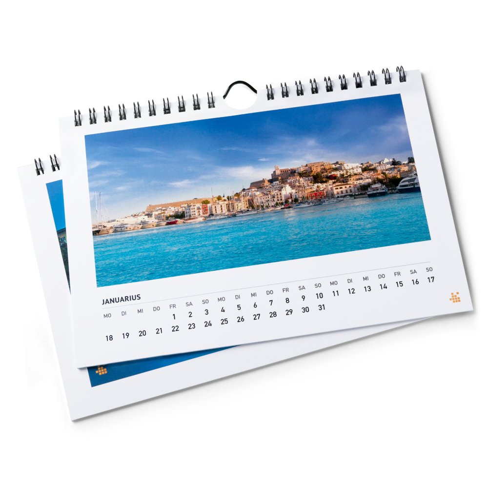Stampa Calendari da muro multipagina a spirale DL 4/0 colori ...